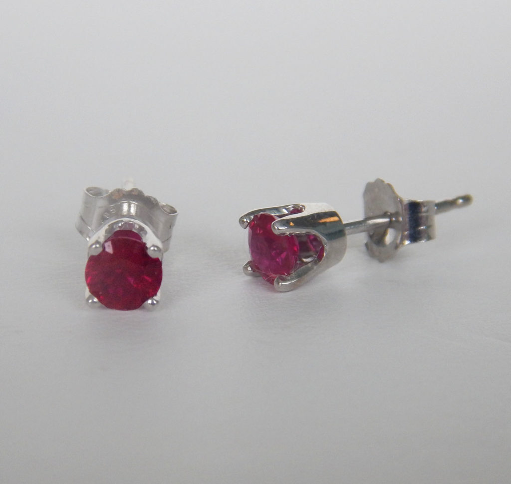 Ruby Studs | Kloiber Jewelers