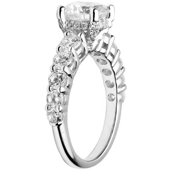 Diamond Accented Engagement Ring | Kloiber Jewelers