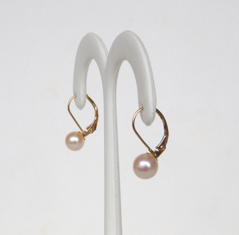 Pearl Leverback Earrings | Kloiber Jewelers